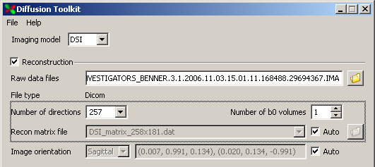 TrackVis :: Diffusion Toolkit
